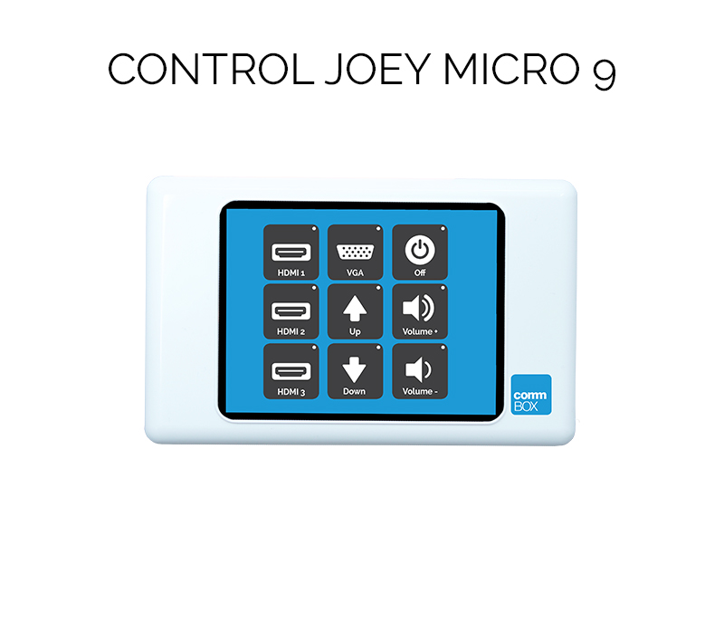 COMMBOX JOEY MICRO 9 - WALL MOUNTED 9 BUTTON, CAPACITIVE TOUCH, CONTROL ...