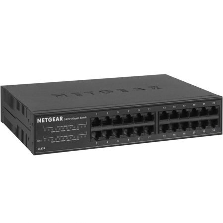 NETGEAR S350 SERIES 24-PORT GIGABIT POE PLUS SMART MANAGED PRO SWITCH
